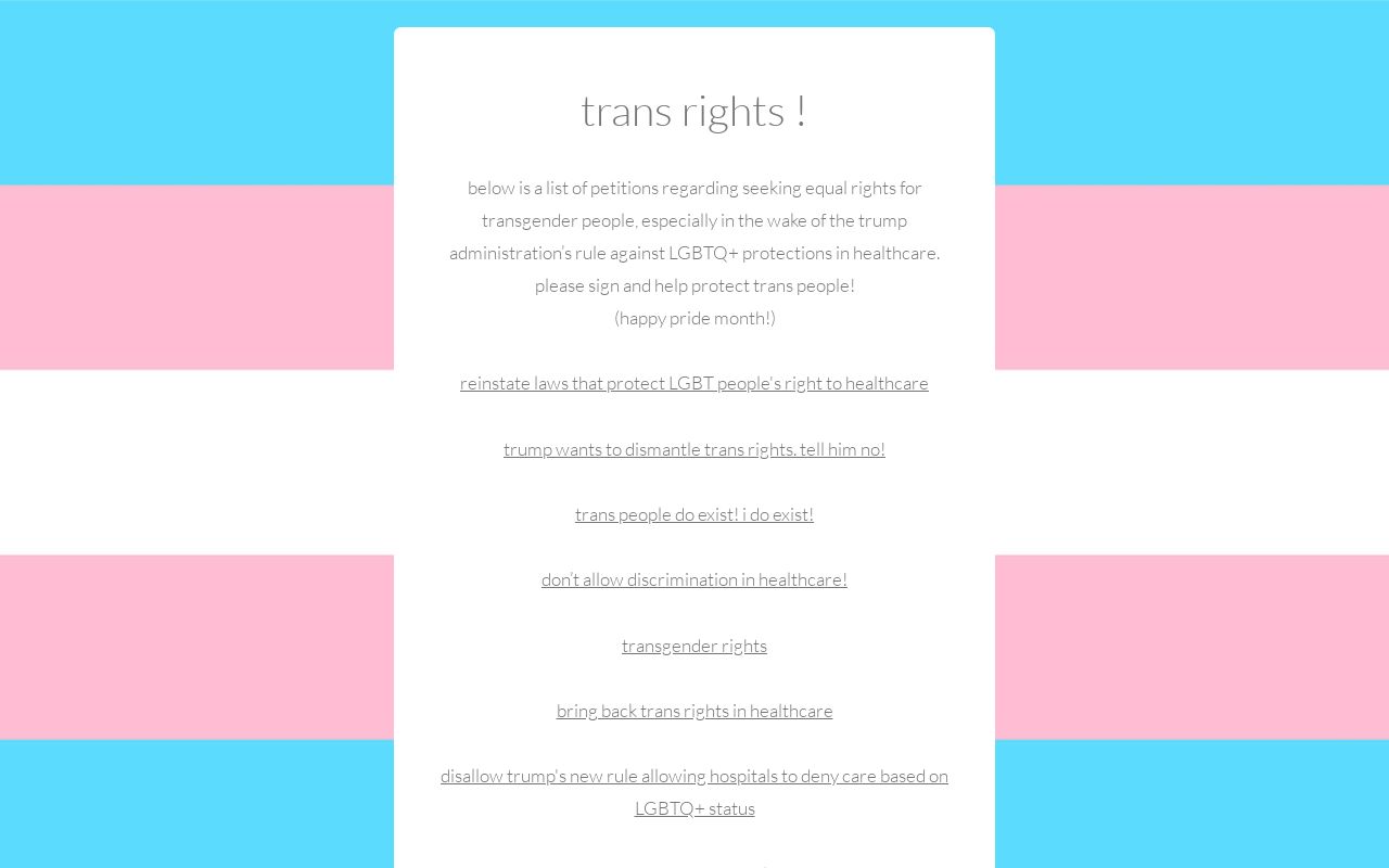 trans rights!